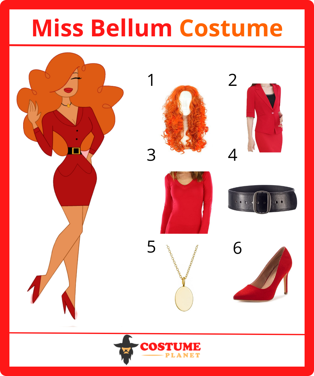 The Glamorous Look with Miss Bellum Costume - Costume's Planet