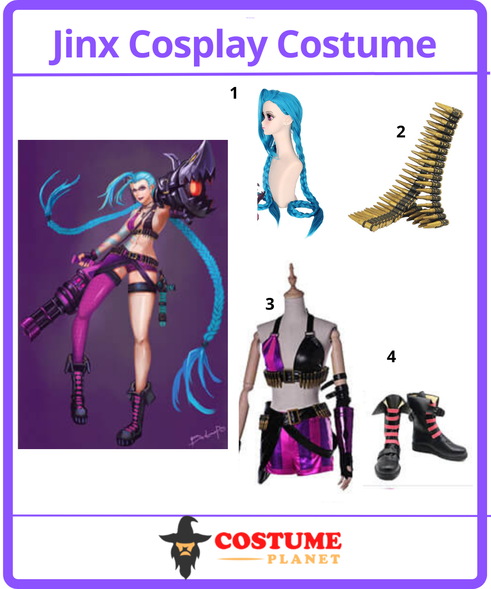 Creating an Authentic Jinx Cosplay Costume Costume's Planet