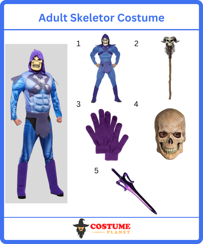 Adult Skeletor Costume: Dominate Halloween with This Sinister Outfit